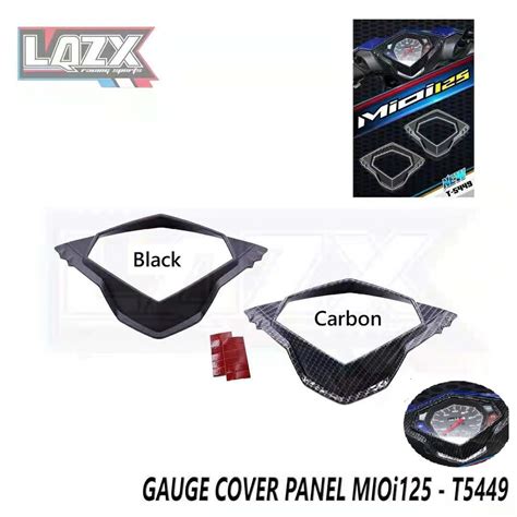 Guage Cover Panel Speedometer Cover Mio I 125 Matte Black Carbon