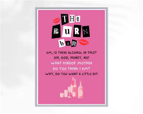 Mean Girls Party Posters Bundle X 10 Mean Girls Printable Etsy