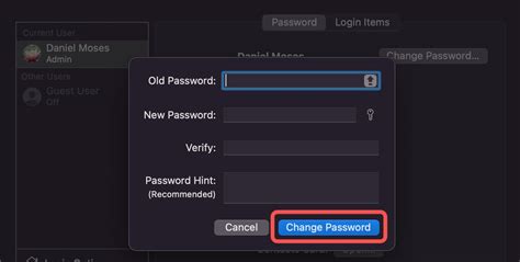 How To Change Password On Your MacBook Dignited