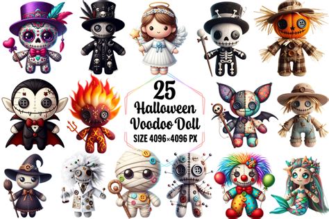 Spooky Halloween Voodoo Doll Sublimation Graphic By Shipna2005