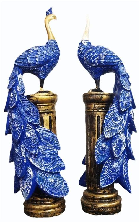 Polyresin Peacock Couple At Rs 780 In Ghaziabad Id 2853413310612