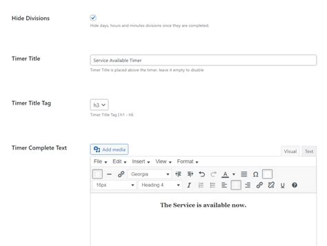Wp Countdown Timer Grandplugins
