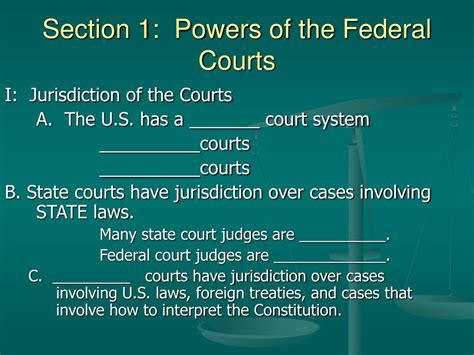 Ppt Chapter 11 The Federal Court System Powerpoint Presentation