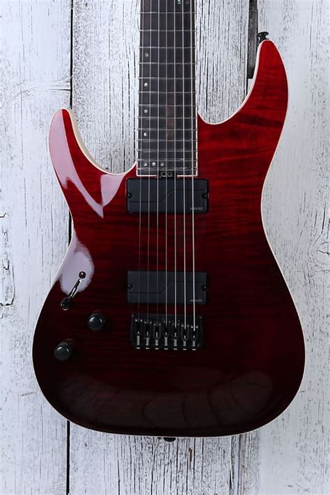 Schecter C 7 Sls Elite 7 String Left Handed Electric Guitar Reverb
