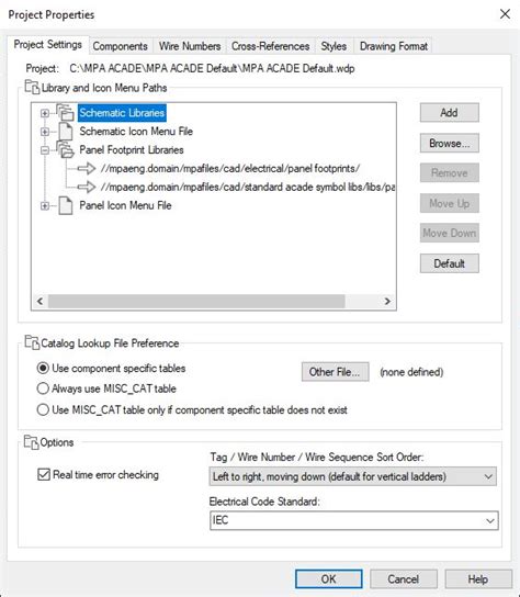 Solved Project Properties Project Settings Panel Footprint