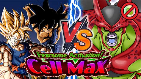 LR SSJ GOKU SS VEGETA GT GOKU SSJ VEGETA VS CELL MAX NO ITEMS Dragon Ball Z Dokkan