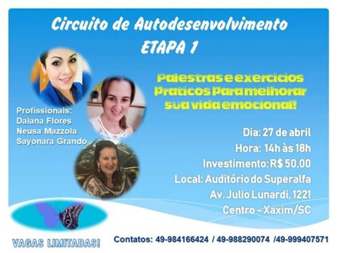 Circuito De Autodesenvolvimento Emocional Em Xaxim Sympla