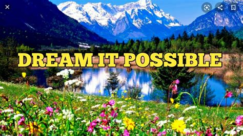Dream It Possible Lyrics Youtube