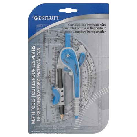 Save On Westcott Math Tools Compass And Protractor Order Online Delivery