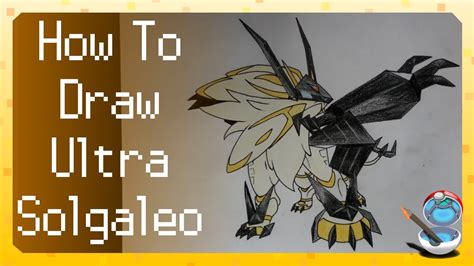 Lets Draw Ultra Solgaleo Dusk Mane Necrozma Step By Step Drawing
