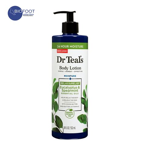 Buy Dr Teals Eucalyptus And Spearmint Essential Oil Body Lotion 532ml
