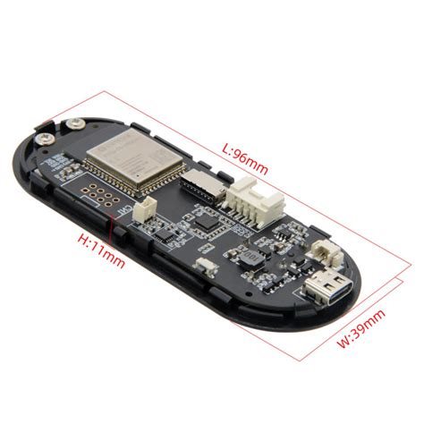 lilygo t embed schwarz esp32 s3 mit encoder und display bastelgarage