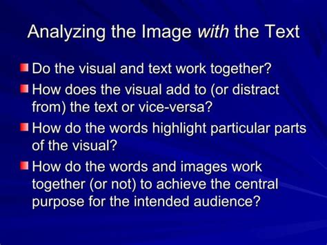 Analyzing Visuals Ppt Ppt Design Fine Art
