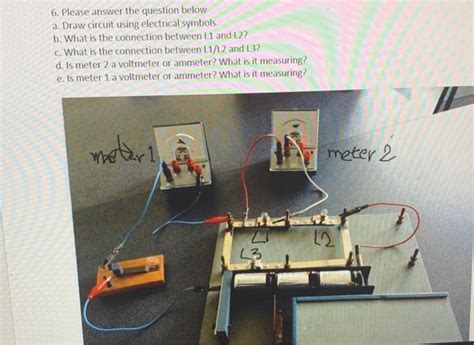 Solved 6 Please Answer The Question Below A Draw Circuit