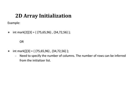 Basic Arrays In C Programming Language I Ppt