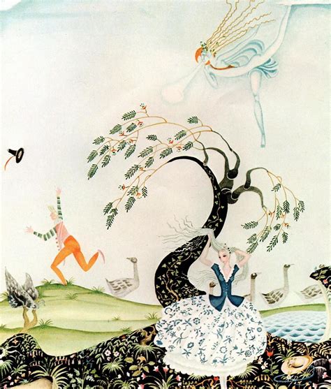 Kay Nielsen The Goosegirl Vintage Art Nouveau Print 1975 Etsy