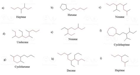 Iupac Naming Exercises With Answers