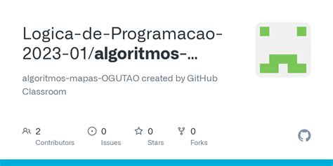 Github Logica De Programacao Algoritmos Mapas Ogutao