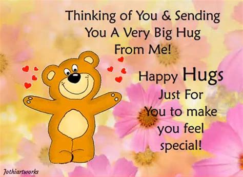 Happy Hugs And Thoughts Free Thinking Of You Ecards Greeting Cards