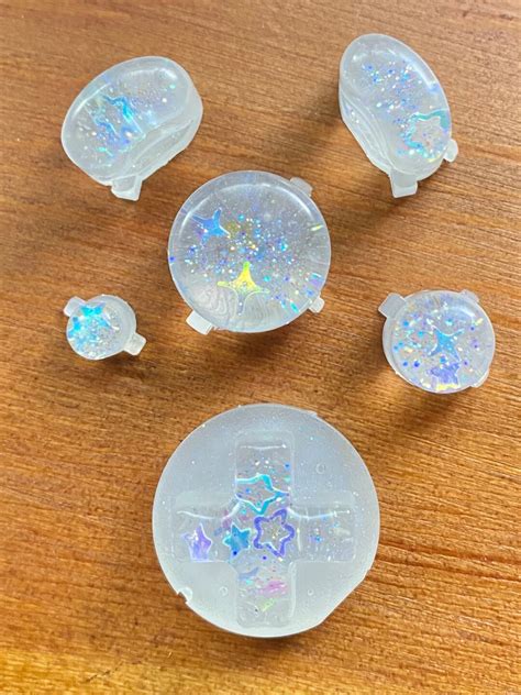 Bald Gamecube Controller Buttons Bald Resin Gamecube Buttons Bald Resin