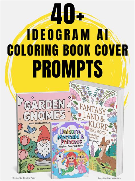 120 Ideogram AI Coloring Book Prompts And Sub Niches Unhack Ai