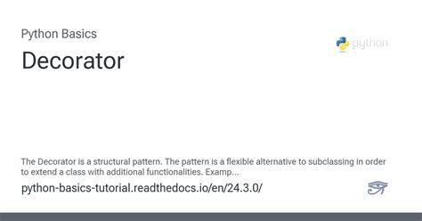 decorator python basics 24 3 0