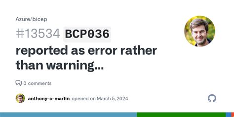 `bcp036` Reported As Error Rather Than Warning Preventing Suppression · Issue 13534 · Azure