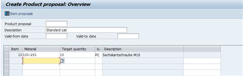 Item Proposal SAP Community