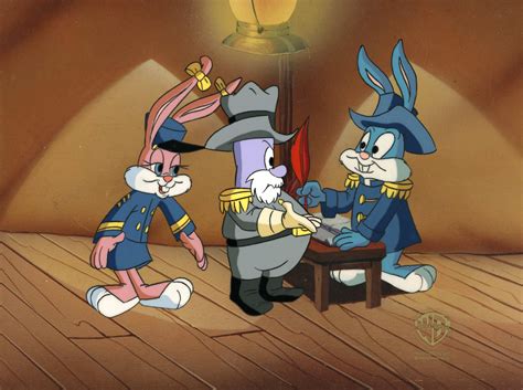 Tiny Toons Original Production Cel Babs Bunny Buster Bunny Blard
