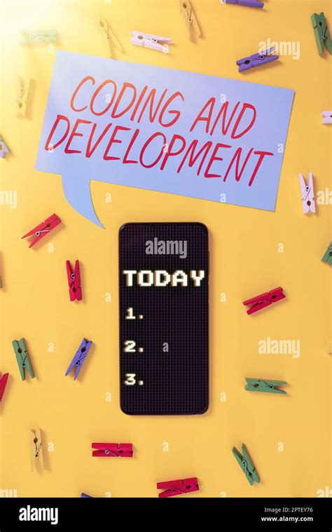 Handwriting Text Coding And Development Business Showcase Programming