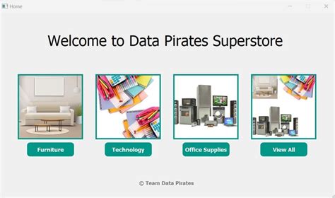 an application for interactive query and exploration of an superstore