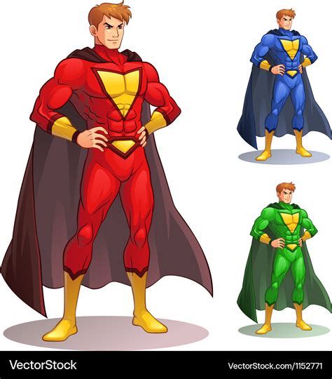 Great Superhero Royalty Free Vector Image VectorStock