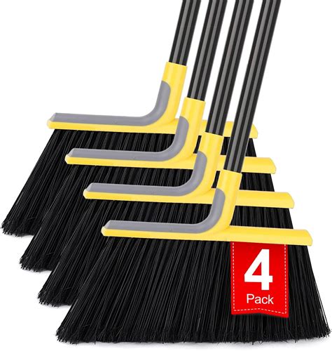 Nuenen 8 Pack Brooms Heavy Duty Commercial Broom Bulk