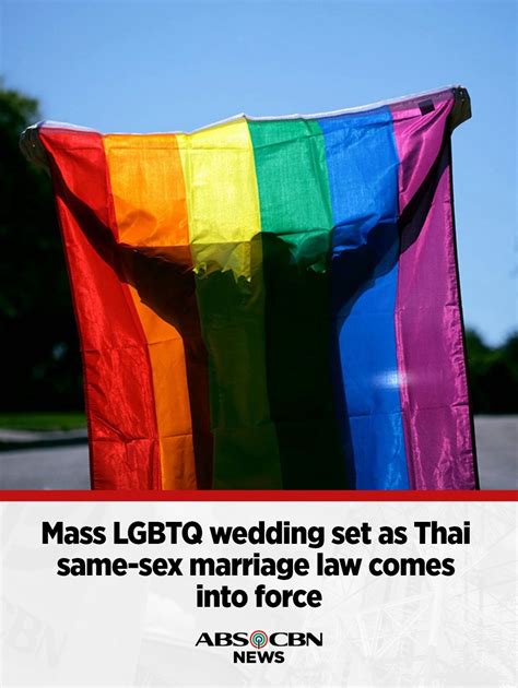 Abs Cbn News Daan Daang Same Sex Couples Sa Thailand Ang