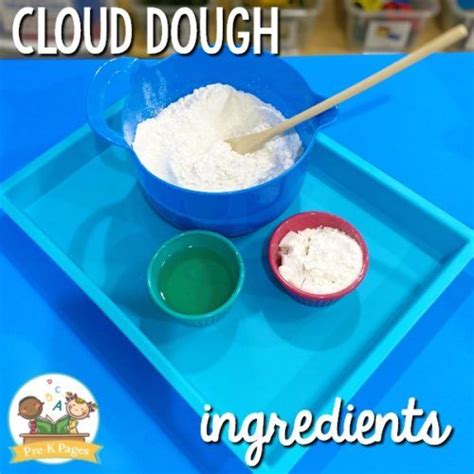 Cloud Dough Sensory Bin Pre K Pages Sensory Activities For Preschoolers Indoor Activities For