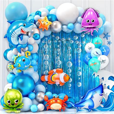 Winrayk Under The Sea Party Decorations Ocean Theme Birthday Supplies