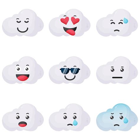 Cloud Face Blowing Wind