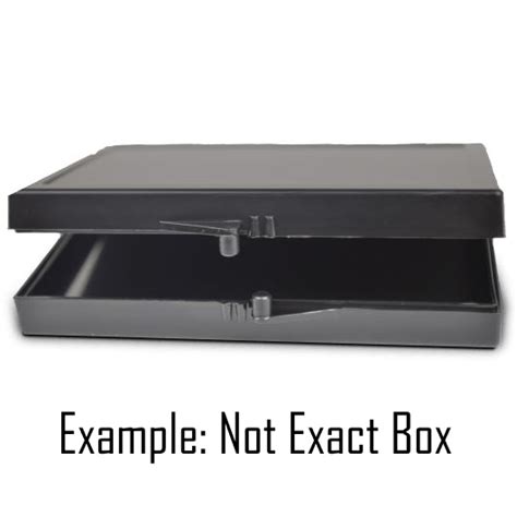 Esd Hinged Plastic Box 4 625 X 3 5 In Stock Heavy Duty Hinges