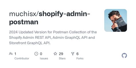 Github Muchisxshopify Admin Postman 2024 Updated Version For