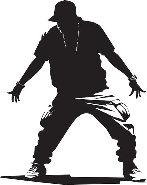Premium Vector A Black And White Drawing Of A Man With A Hat On His Head