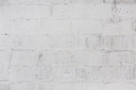 Parede de tijolo branco sem costura padrão textura Foto Grátis