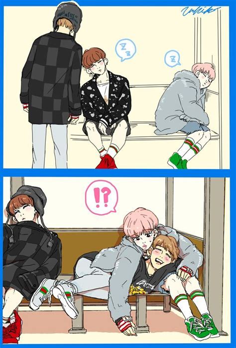 ẢNH CHẾ Vmin Bts chibi Bts fanart