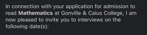 Cambridge Maths Interview R6thform