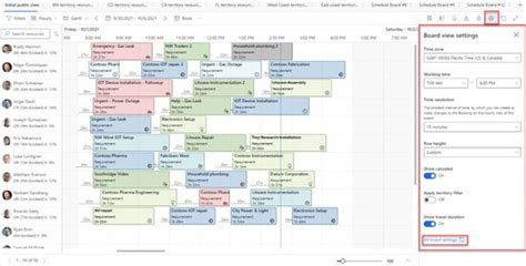 the all new schedule board capabilities in d365 field service