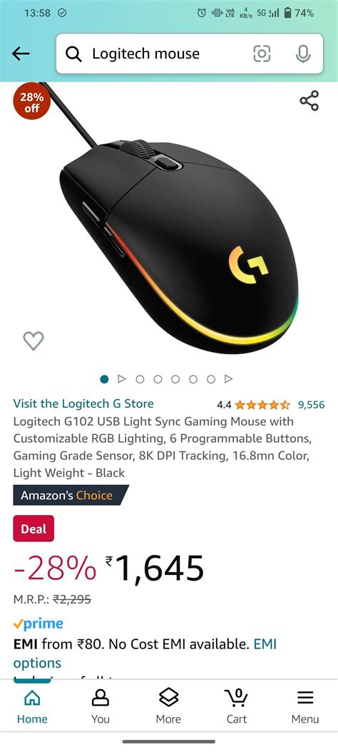 Unboxed New Logitech Gaming Mouse G102 Available For Sale R Indiangaming
