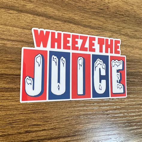 Encino Man Wheeze The Juice Sticker Etsy