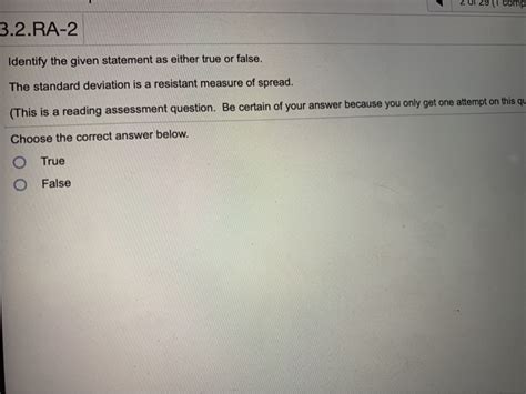 Solved 201 29 1 Comp 3 2 Ra 2 Identify The Given Statement