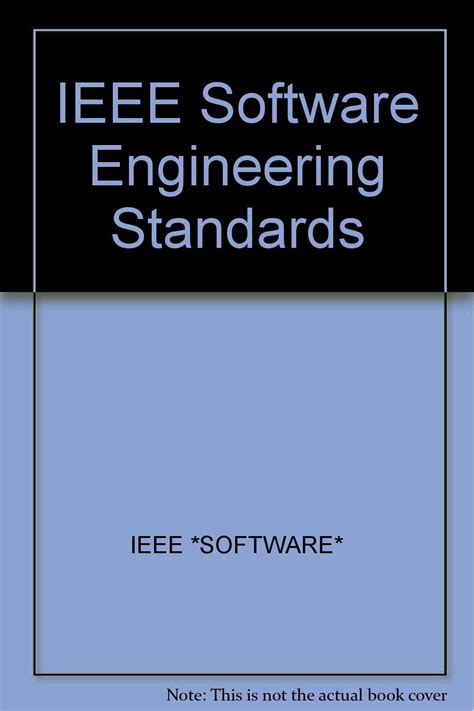 Ieee Software Engineering Standards Buy Online At Best Price In Egypt