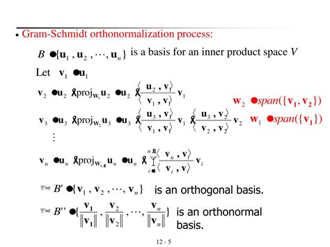 Ppt Exploring Inner Product Spaces Orthonormal Bases And Linear