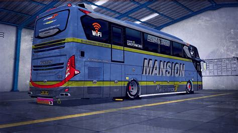 Detail Mod BUSSID Terbaru MN Art JB3 Facelift Voyager Full Strobo